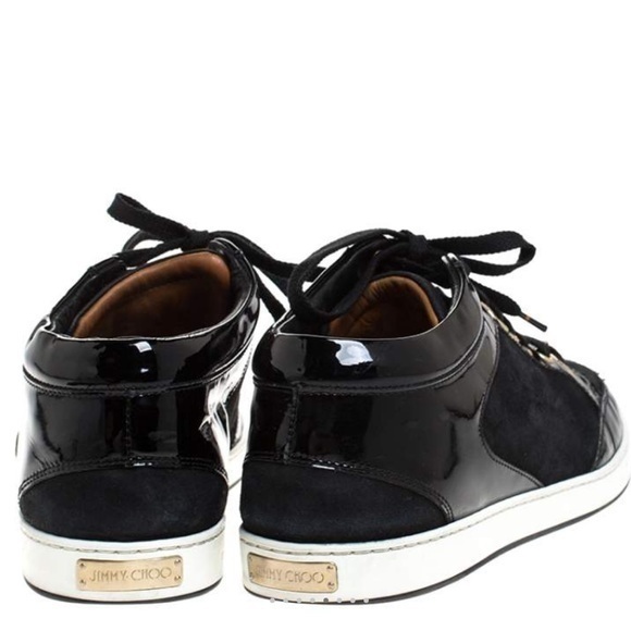 Jimmy Choo | Shoes | Jimmy Choo Black Suede And Patent Leather Miami ...